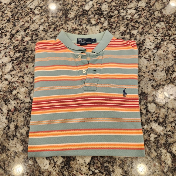 Polo Ralph Lauren | Shirts | Vintage Polo By Ralph Lauren Striped Polo ...